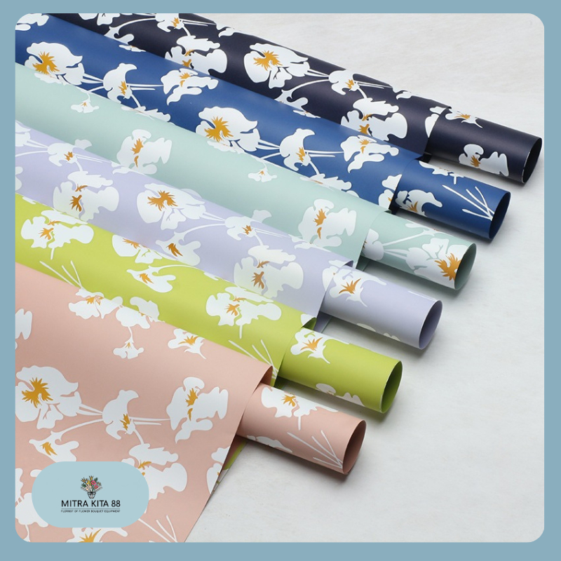 Flower Wrapping Paper Color Flower Craft Flower Bouquet Paper ...