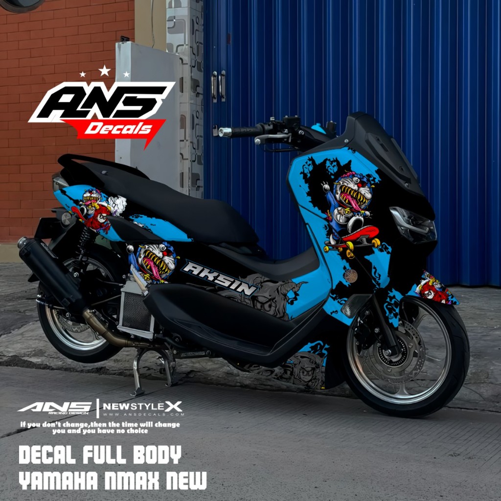 Full Block NMAX Stickers 2020-2022- Full Body NMAX StickersDecal NMAX ...