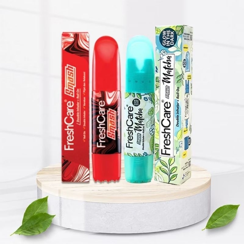FRESHCARE DOUBLE INHALER + ROLL ON SMASH FRUITY SMASH MATCHA FRESH CARE ...
