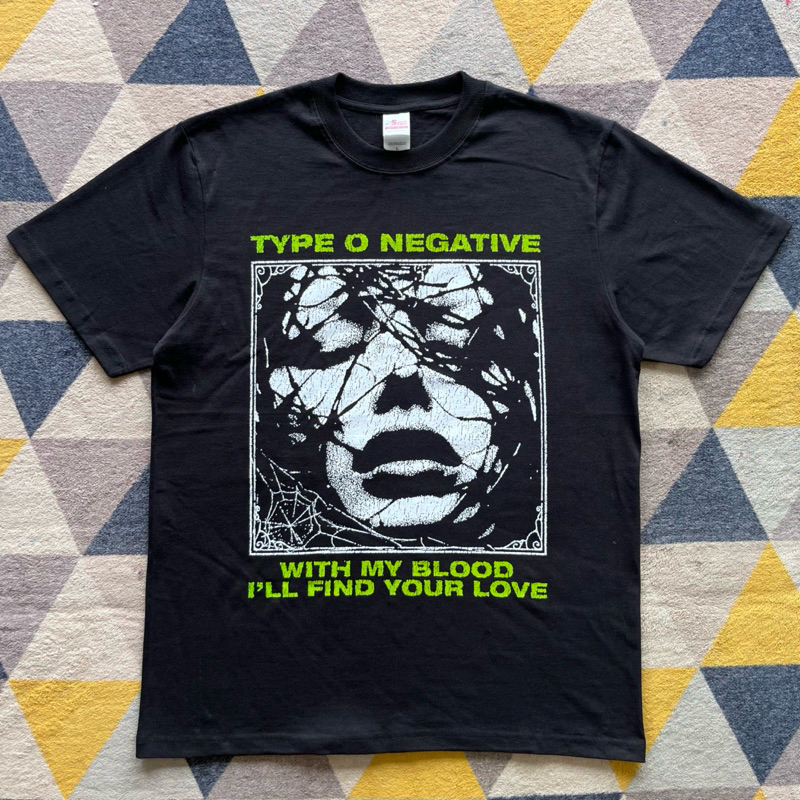 T-SHIRT BAND TYPE O NEGATIVE tag stitch supply heavy cotton 16s ...