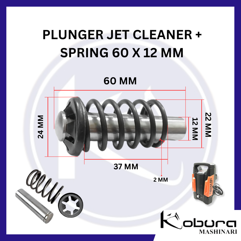 MESIN Jet Cleaner Plunger Set Spring and Piston Plunger Washing Machine ...