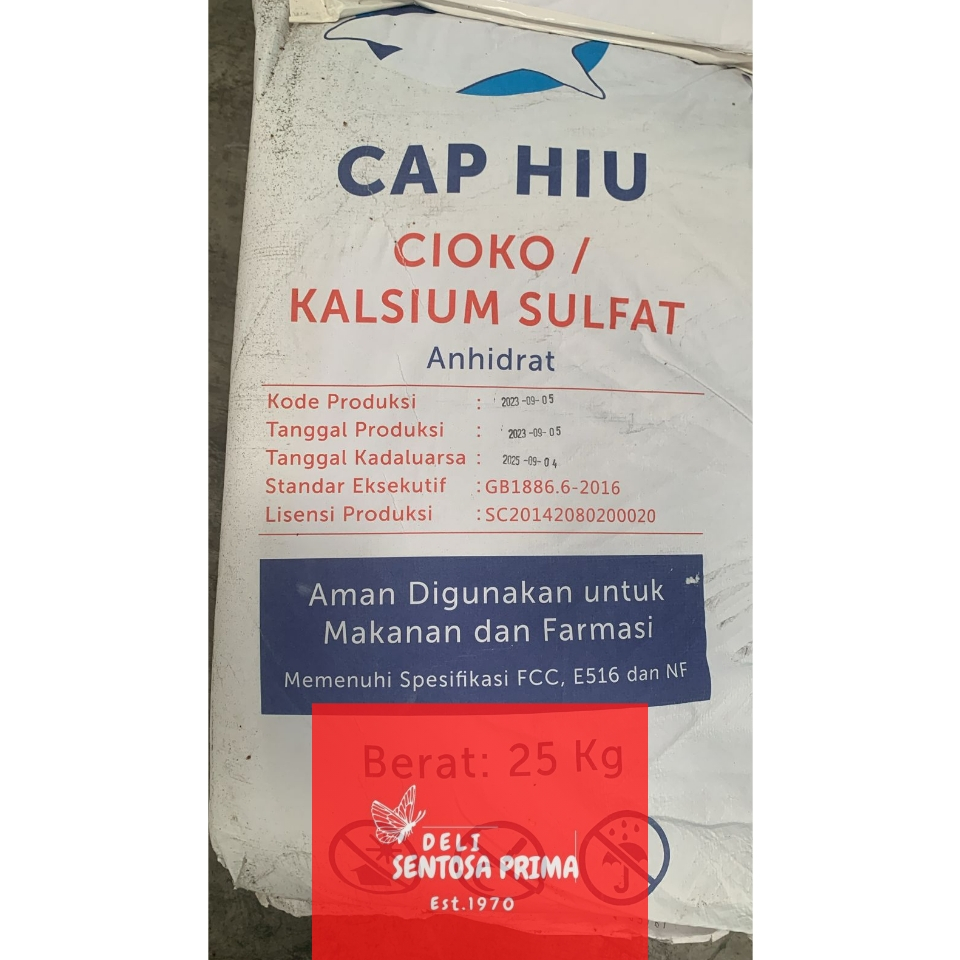CALCIUM SULFATE CAP SHARK FOOD GRADE PK @ 1KG | Shopee Philippines