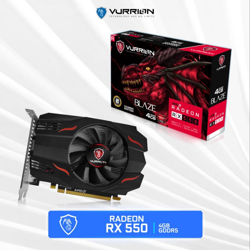 RX550 VGA Vurrion RX 550 4GB DDR5 (4xHDMI output) | Shopee Philippines