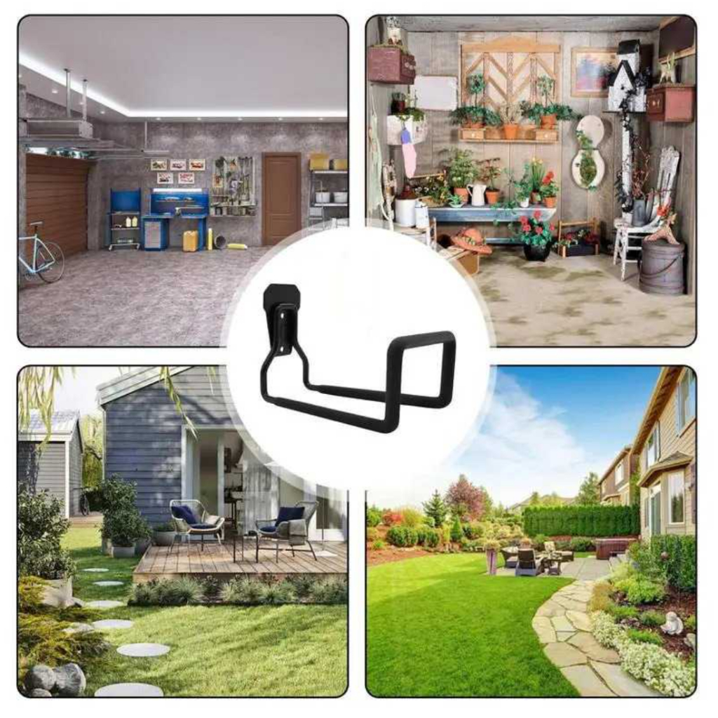GANTUNGAN ZANURA ヌラ Garden Water Hose Wall Hanger Wall Hook Hanger ...