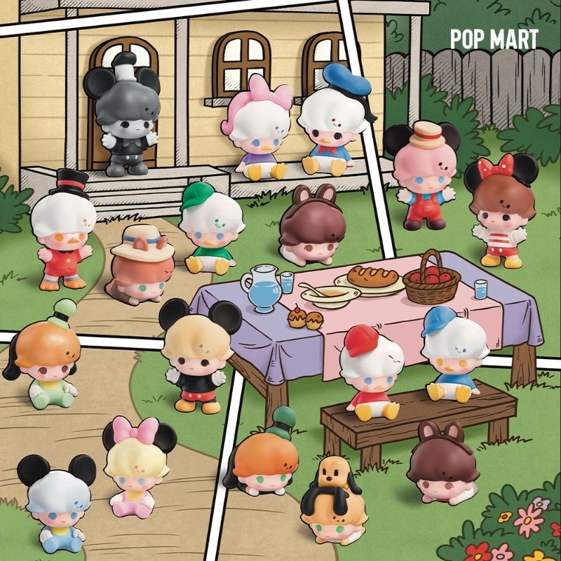 Pop Bean Disney x Dimoo Pop Mart | Popmart Popbean Classic Dimoo World ...