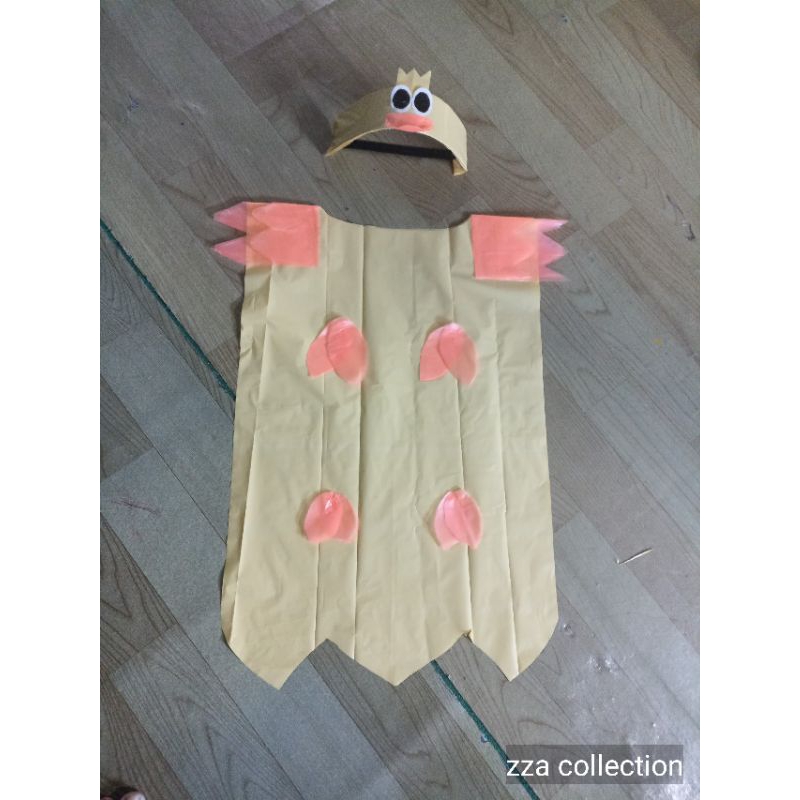 Animal-shaped plastic recycled costumes, duck costumes from plastic ...