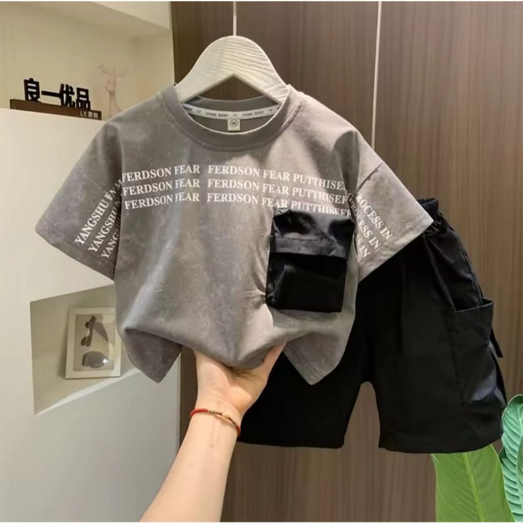 CHILDREN'S SET 1-5 YEARS FERDSON FEAR MOTIF | Shopee Philippines