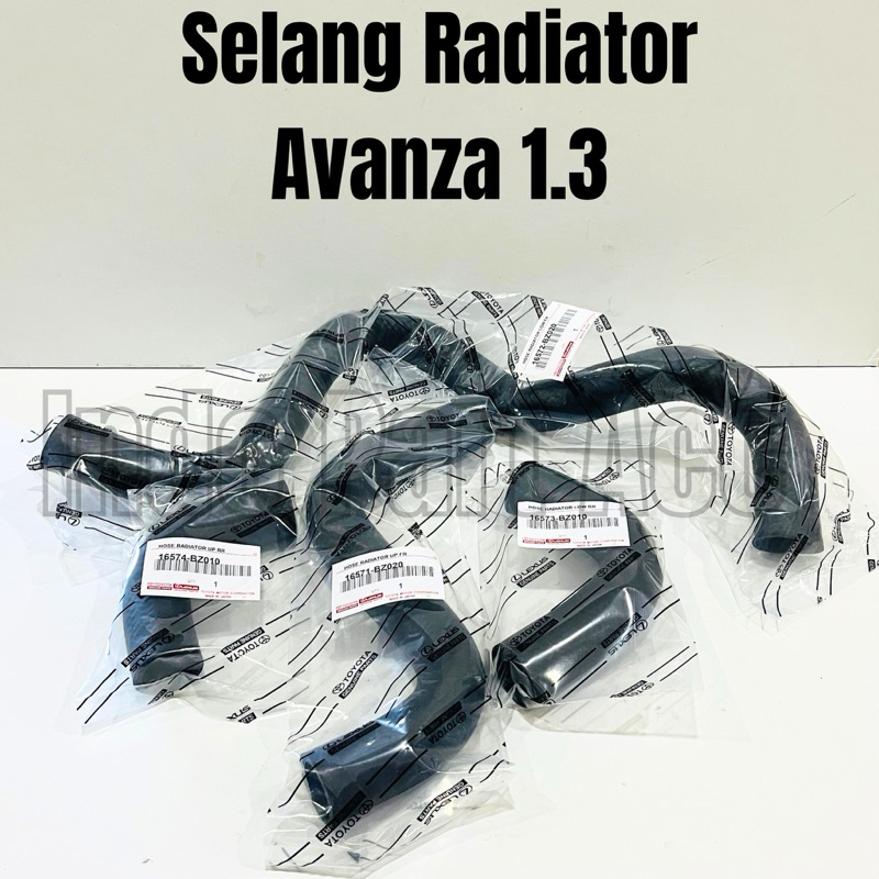 Complete Original Toyota Avanza 1.3 1300cc Radiator Hose | Shopee ...