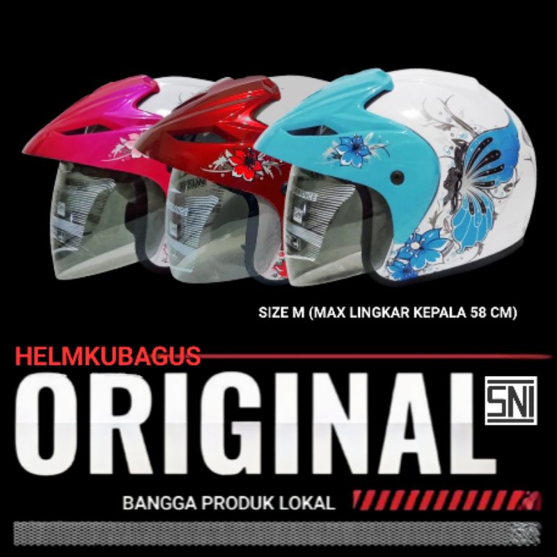 SNI MEDIUM HELMET FOR TEENS AND ADULTS HALF FACE WOMEN BUTTERFLY SNOOPY ...