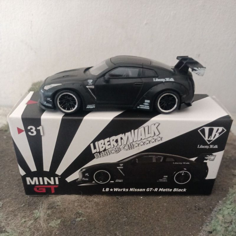 Mini GT 31 LB*Works Nissan GT-R - Matte Black (Free Protector) | Shopee ...