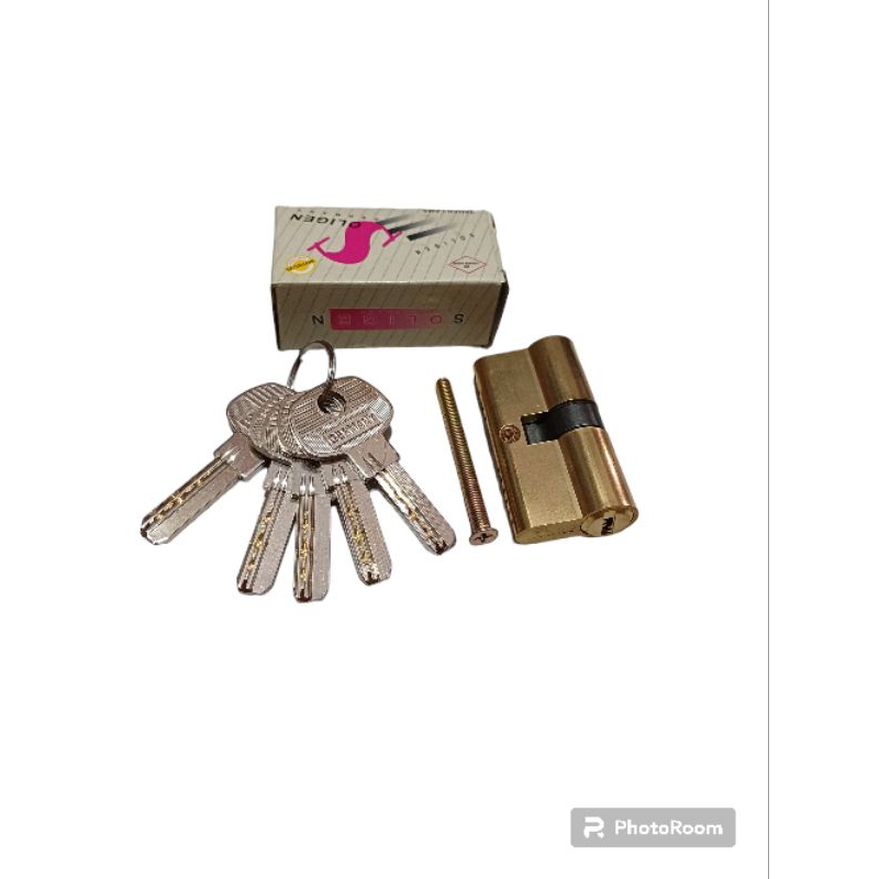 SOLIGEN CYLINDER KEY COLLECTION 5 BRASS KEY | Shopee Philippines