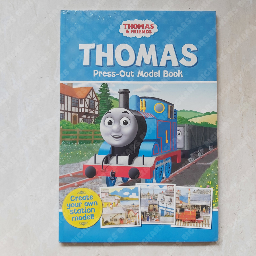 Thomas and Friends Thomas PRESS-OUT Model Book Create Your Own Station ...