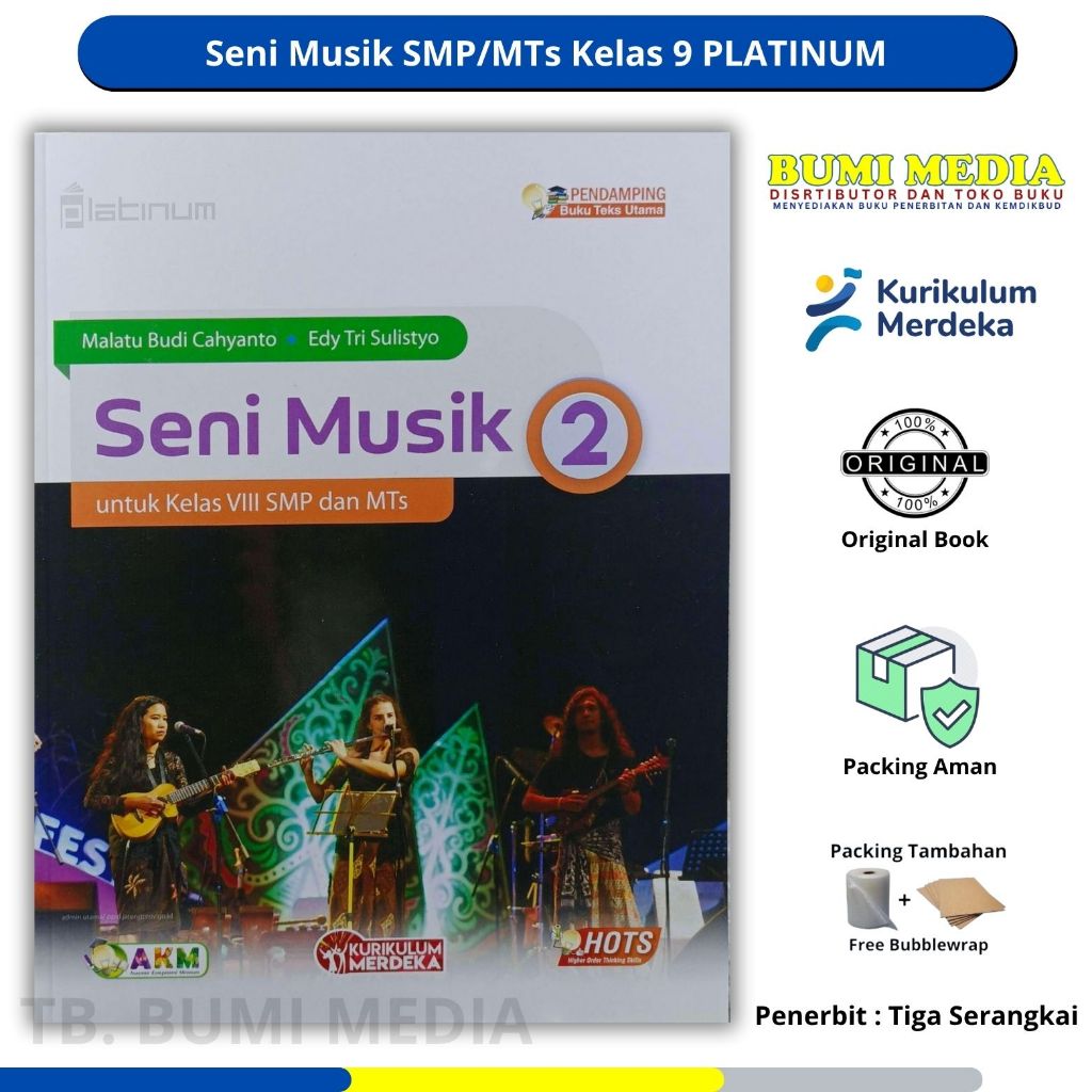 Revised Music Art Book 1 for SMP/MTs Class 8 Triad PLATINUM Independent ...