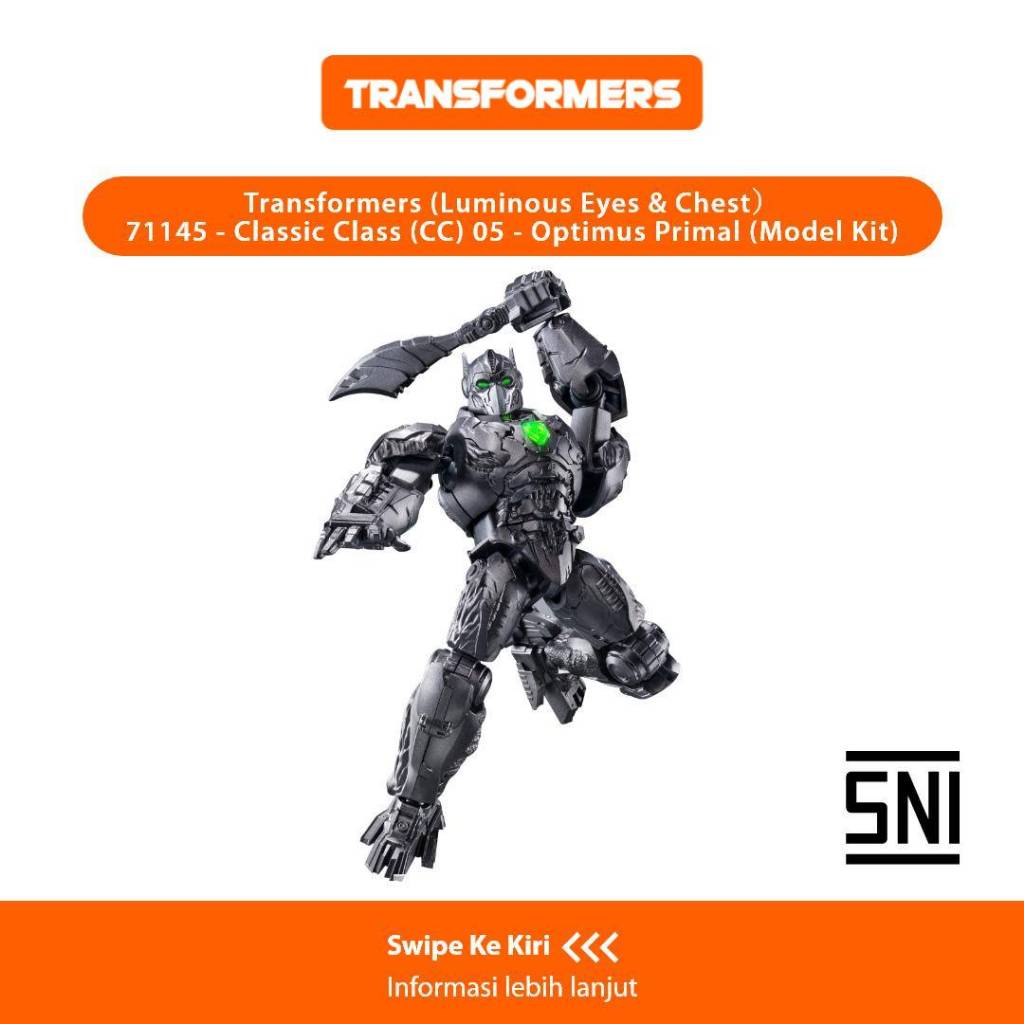 BLOKEES Model Kit Transformers Optimus Primal (Luminous Eyes & Chest ...