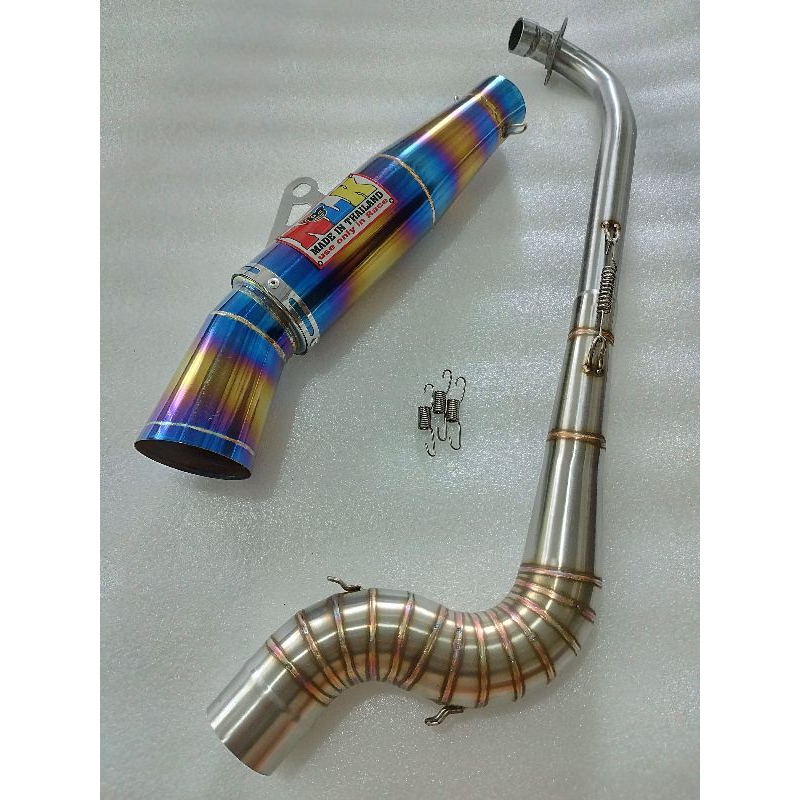 Nlk 1set Pipe 51mm canister contour open specs exhaust Pipe for Wave ...