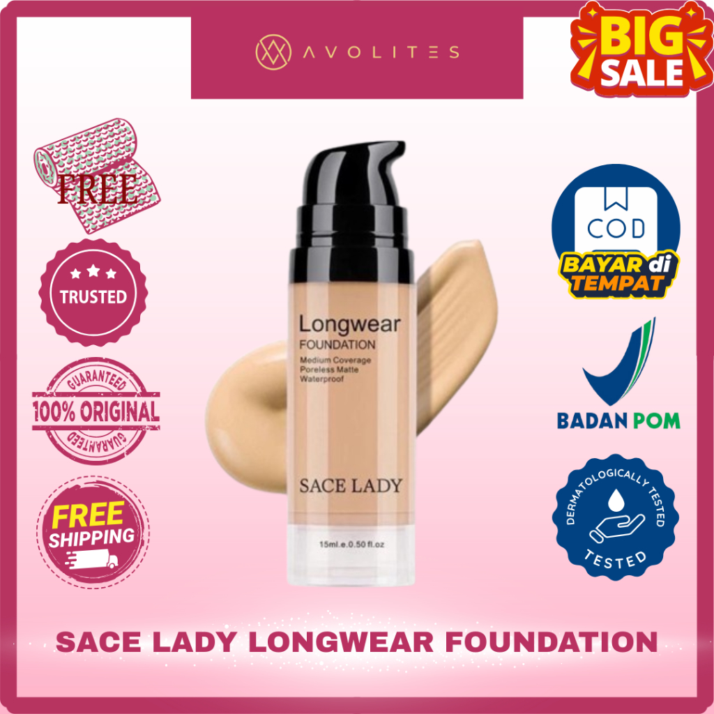 Sace Lady Matte Longwear Foundation Covers Longlasting Acne Scars ...