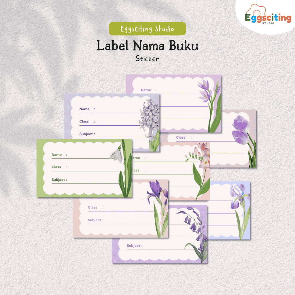 MATA Aesthetic Subject Stickers/Majal Stickers/School Book Label ...