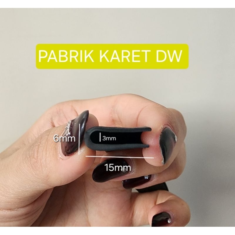 15MM HELMET RUBBER LIST 15MM THIN PLAIN U-CLIP LIST / 15MM U-CLIP LIST ...