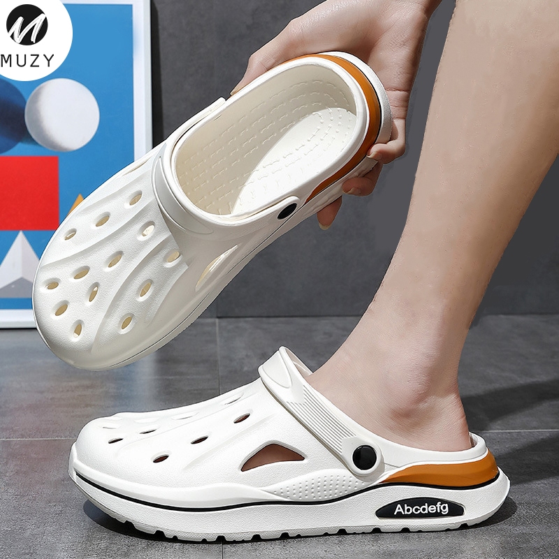 Muzy Comfortable Frog Sandals Men's Slip On Slippers Soft and ...