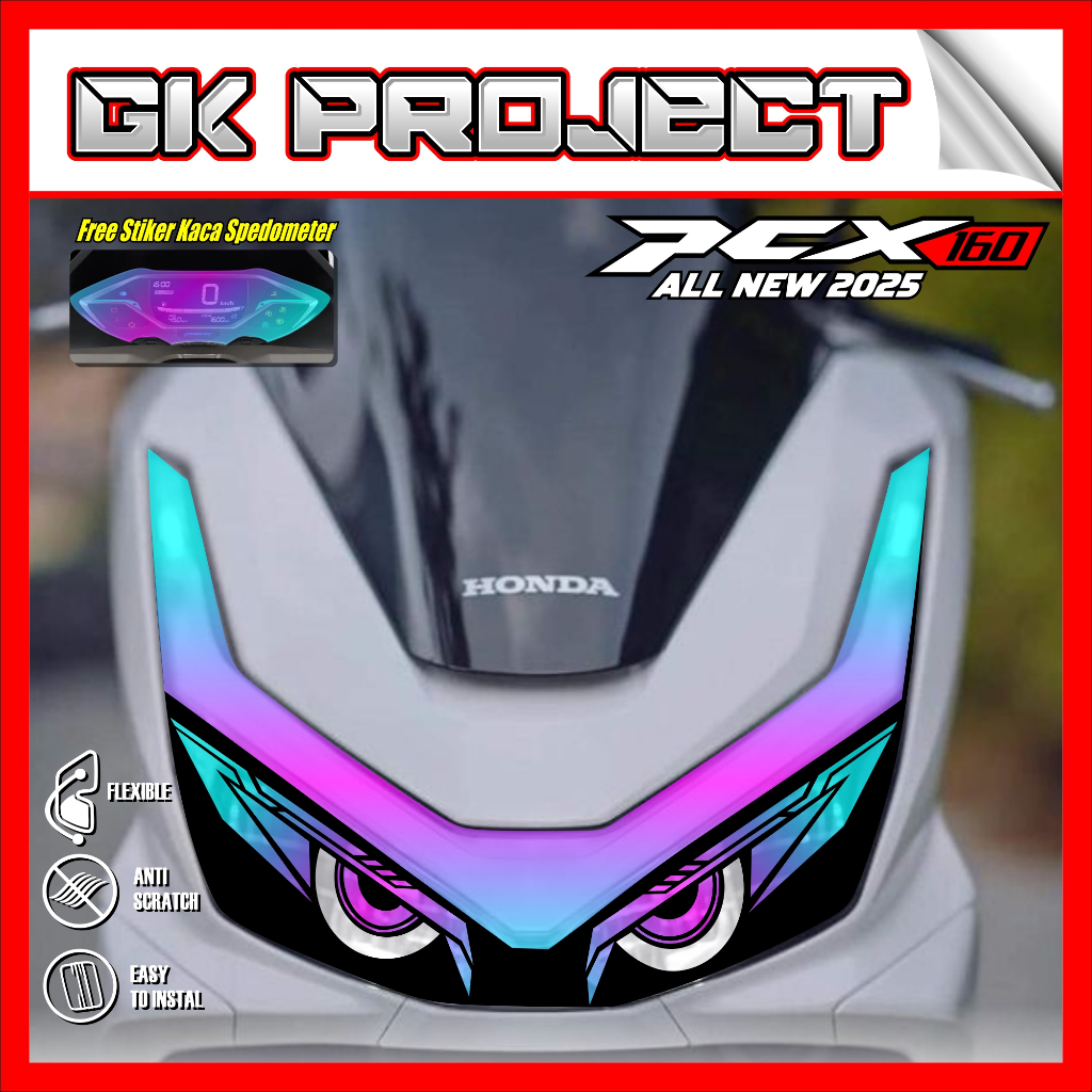 PCX 160 2025 Lamp Sticker | Honda PCX 160 New 2025 Motorcycle Eyebrow ...