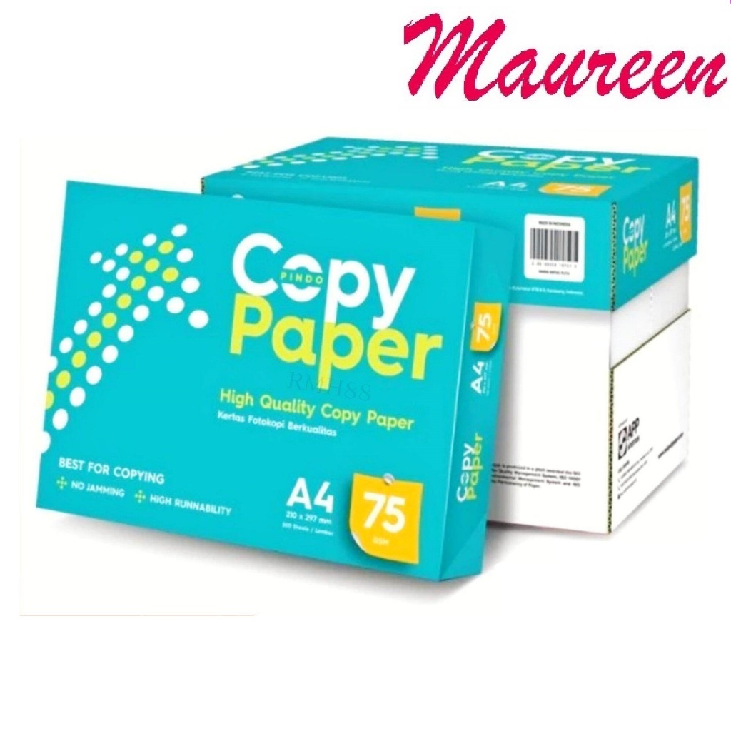 COPY PAPER A4 Paper 75gr Copy Paper Photocopy Paper 1 RIM 500 lbr ...