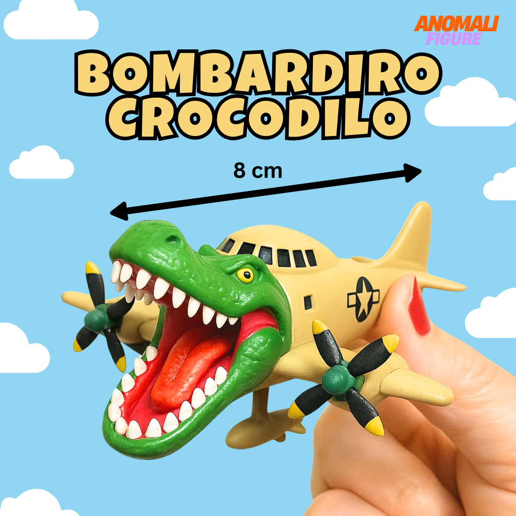 Anomali Bombardiro Crocodilo Premium Action Figure Brainrot Toys ...