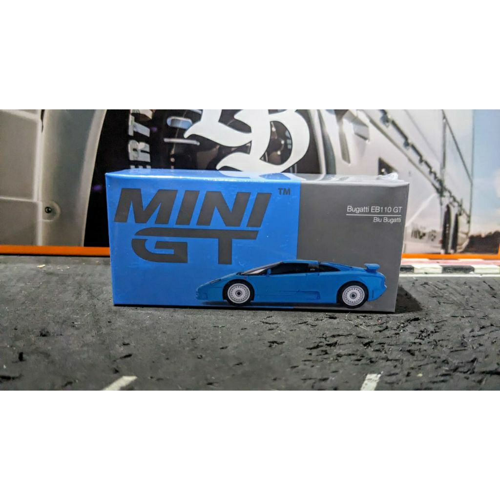 Diecast Mini GT Bugatti EB1 10GT Blu Bugatti no 644 Seal | Shopee ...