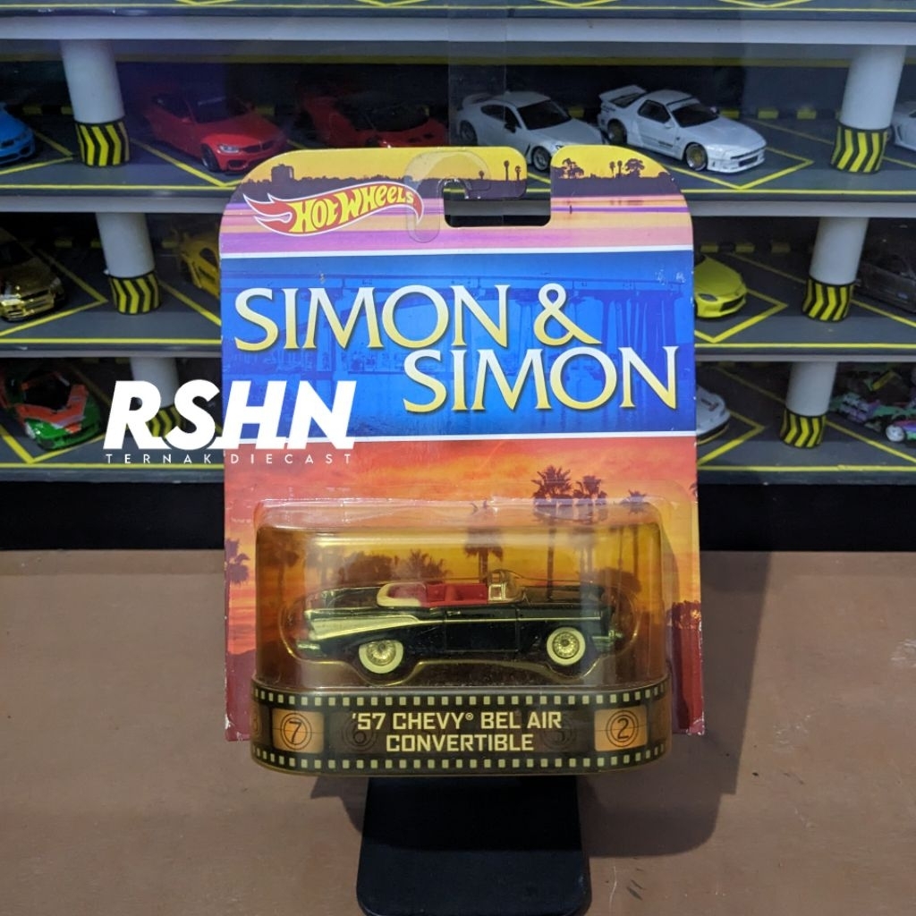Hot Wheels 57 Chevy Air Bell Convertible Simon & Simon | Shopee Philippines