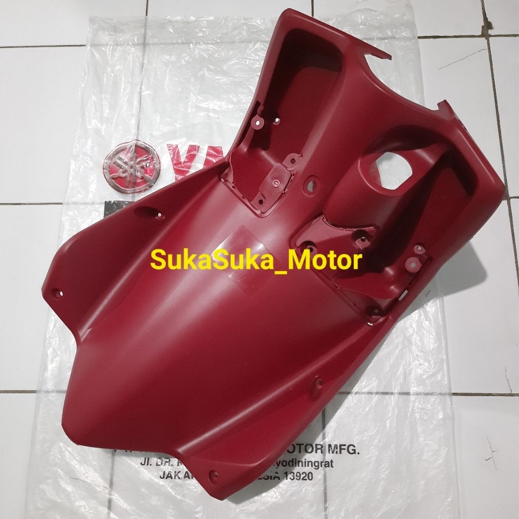 MERAH Legshield 2 Ignition Key Deck Mio Soul Karbu Maroon Maroon Ori ...