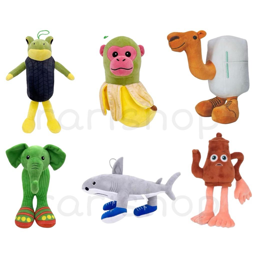 Anomali Brainrot Traralero Tralala Doll / Tung Tung Sahur Plush Toy ...