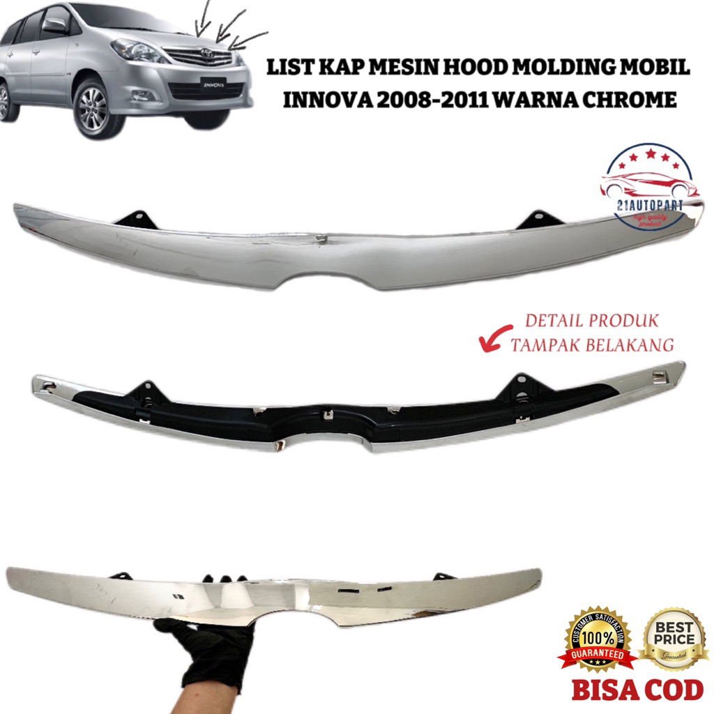 MESIN List of 2008-2011 Innova Car Molding Hood Engine Hoods, Full ...