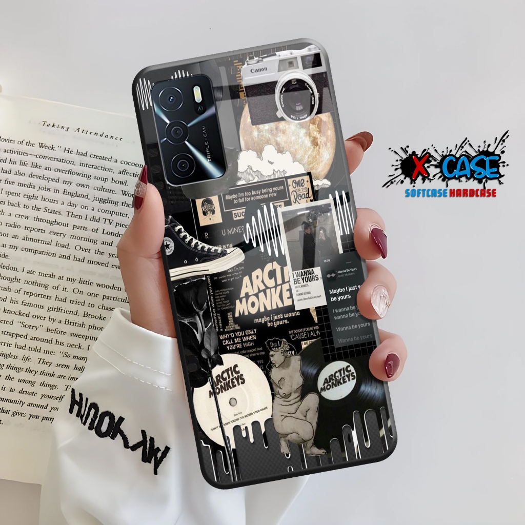 HP Oppo A16 Softcase Oppo A16 A16E A16K Cellphone Casing - Shiny Glass ...