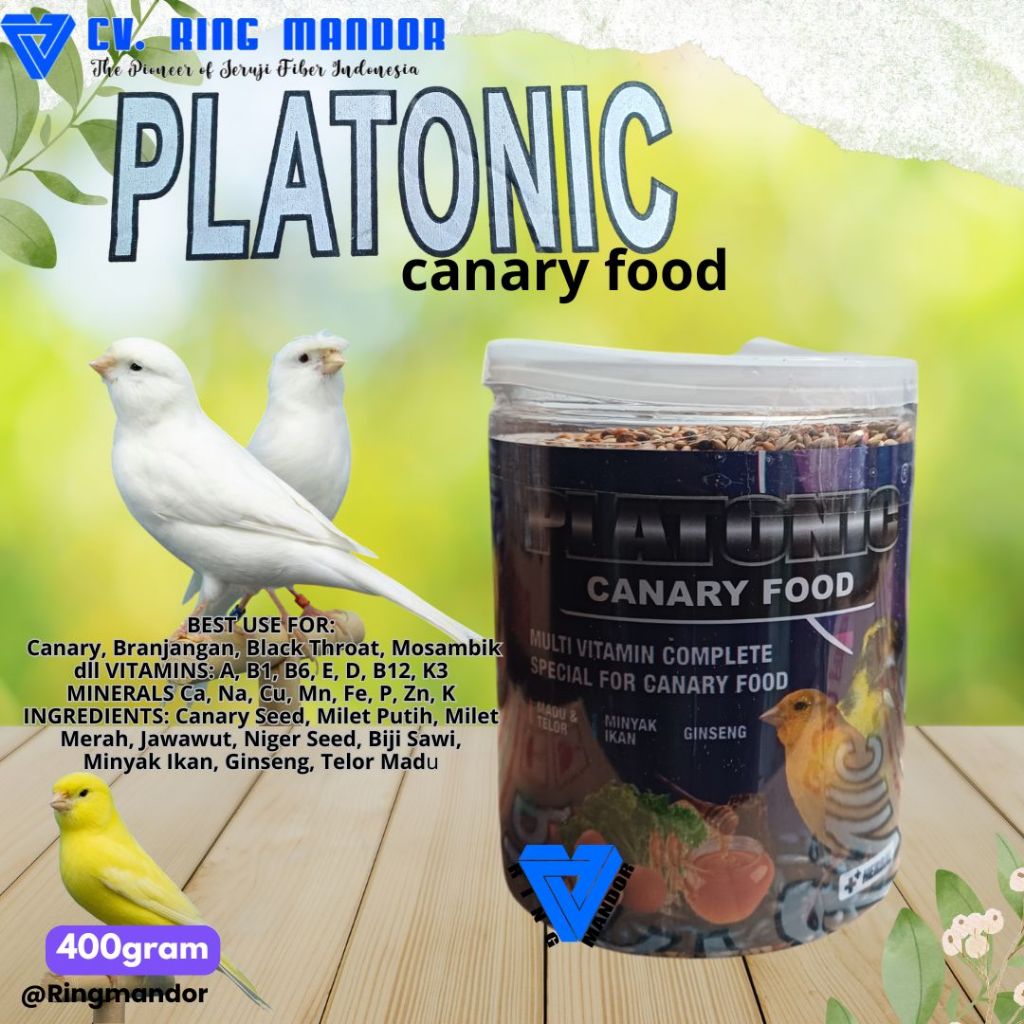 PLATONIC CANARY FOOD CANARY BIRD FOOD | Shopee Philippines