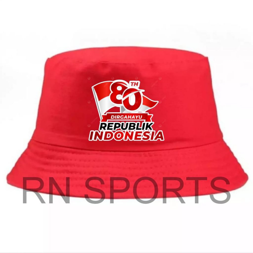 BUCKET HAT FOR THE 80TH ANNIVERSARY OF THE Republic of Indonesia ...