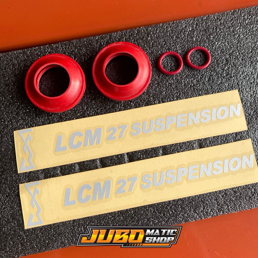 MERAH Sticker lcm includes seal rubber set lcm 27 suspension bottom ...