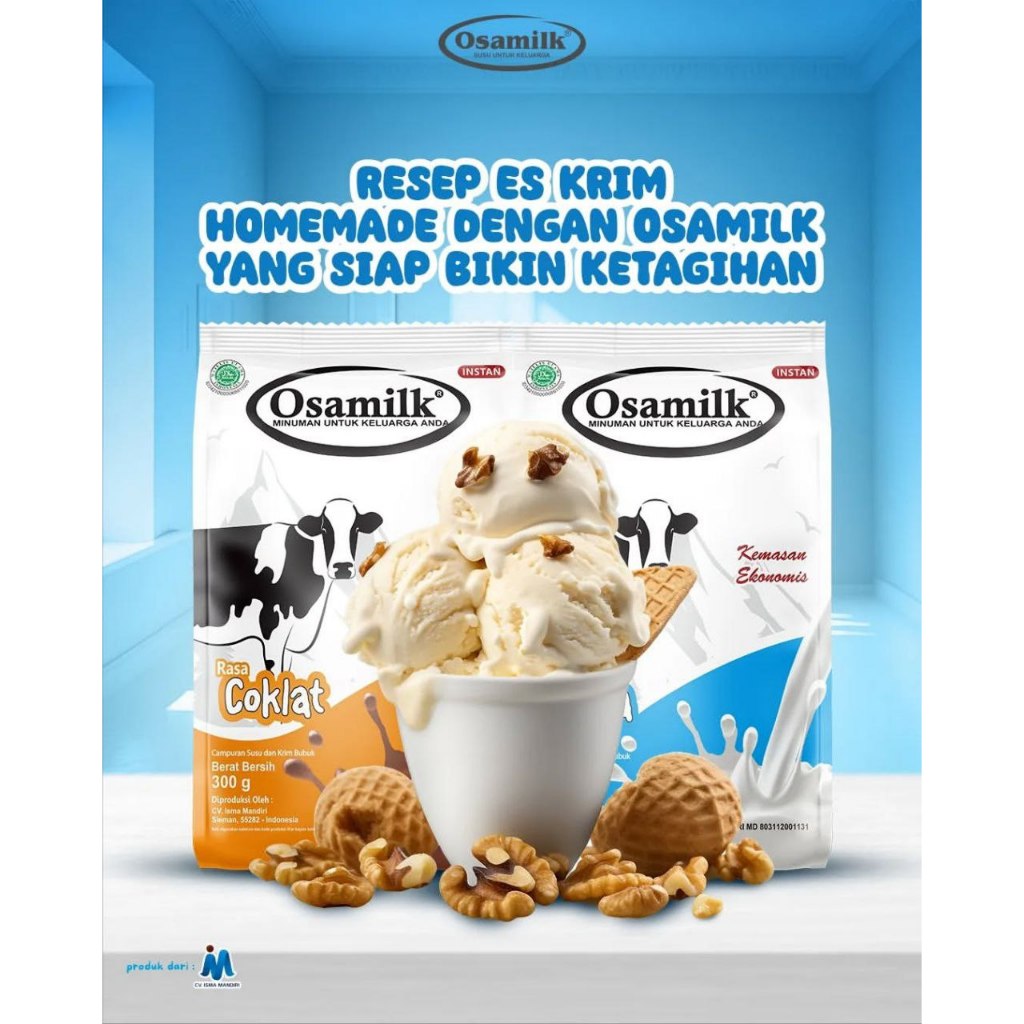 Osamilk Cow's Milk Weight Gain 500gr - Vanilla | Shopee Philippines