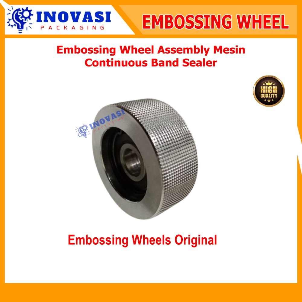 MESIN Embossing Wheel Roller Assembly Wheel Roll Press Continuous Band ...