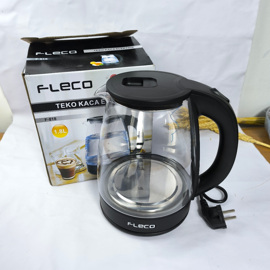 Fleco F-818 1,8 Liter Glass Electric Kettle / Electric Kettle ...