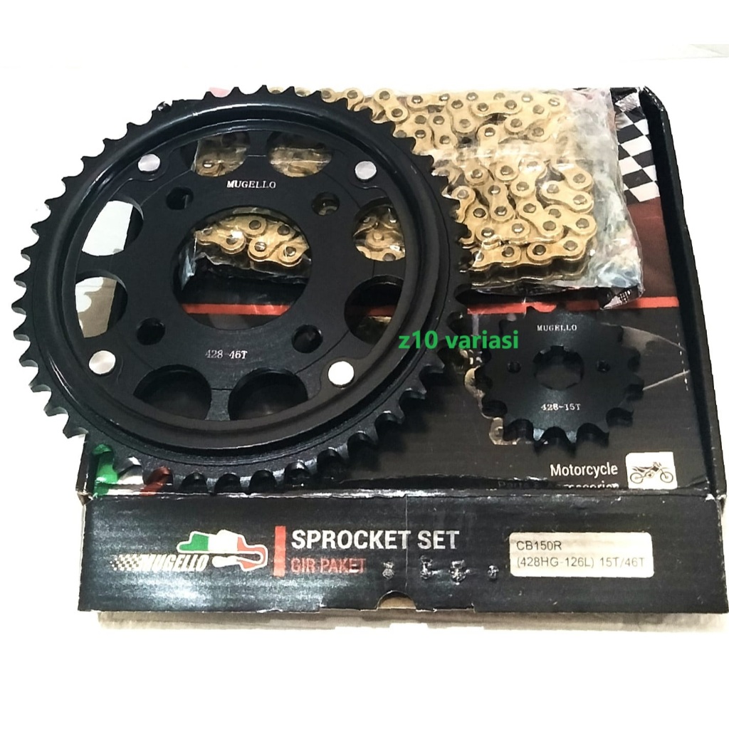 Mugello Gear Package Set CBR 150 Led 2019 K45 CBR 150 R CB 150 R Supra GTR 150 Sonic 150 New ...