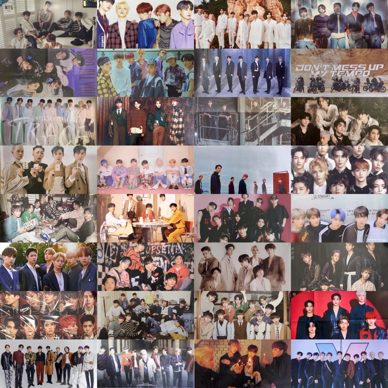 Kpop IDOL GROUP ALBUM POSTER (2PM/AB6IX/ASTRO/ATEEZ/BAE173/BEAST/Highlight/BTOB/BTS/CRAVITY/DAY6 ...