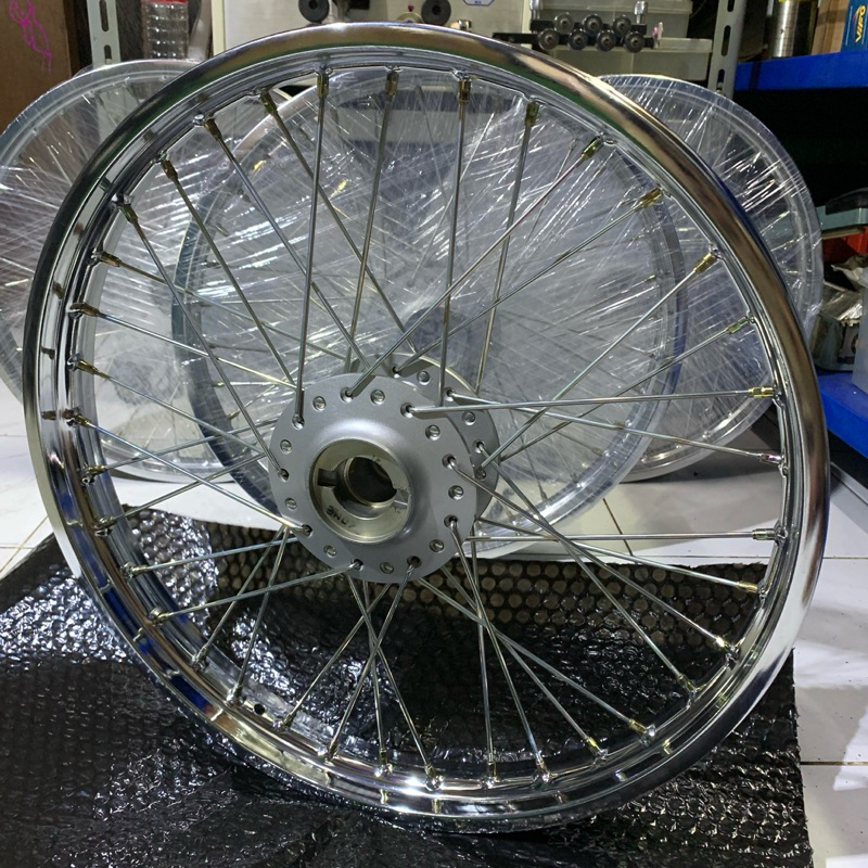 Suzuki complete set front rim, drum + spokes + rim set suzuki shogun ...