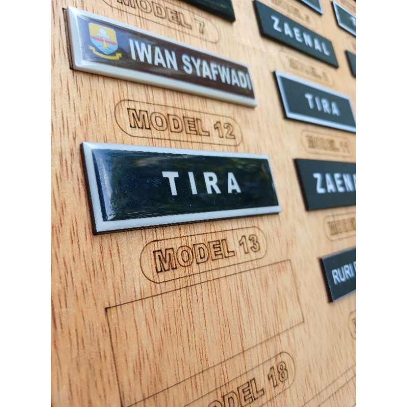 Resin acrylic Name tag | Large resin nametage | Shopee Philippines