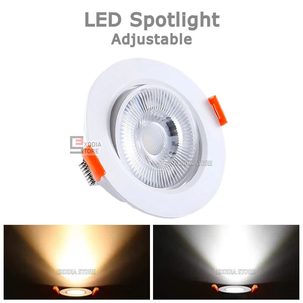 Emico LED Spotlight Downlight Spot Lamp Spotlight Adjustable 5 Watt COB ...