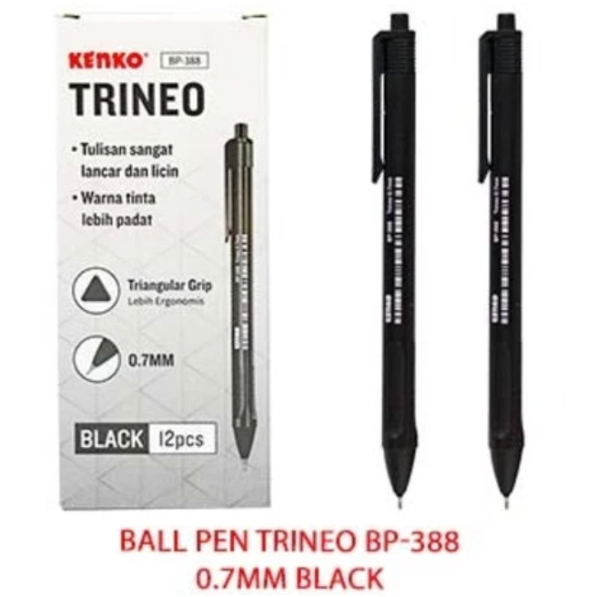 Kenko BALLPEN BP-388 TRINEO [Per 1 Dozen] | Shopee Philippines