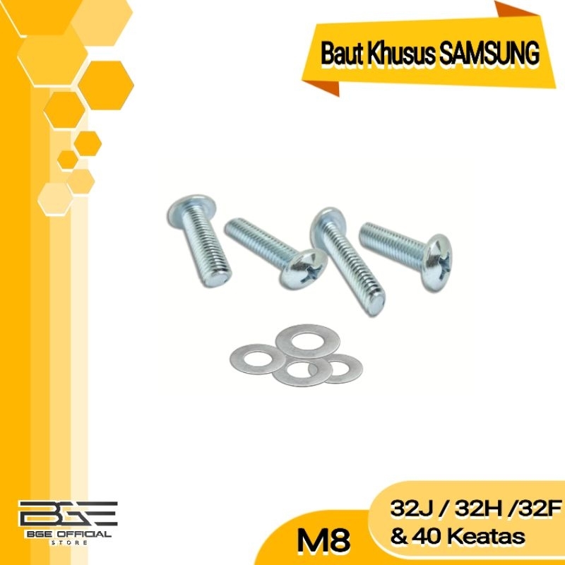 Samsung TV Special Bolts 40 Inches and above 1,5 to 3CM | Shopee ...