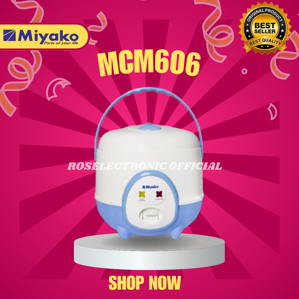 Miyako Rice Cooker MCM 606 MAGIC WARMER PLUS/MCM-606/MCM606/MCM 606 ...