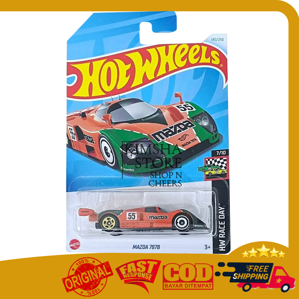 Hot Wheels Mazda 787B Race Day Diecast Children's Toy Car HotWheels Die ...