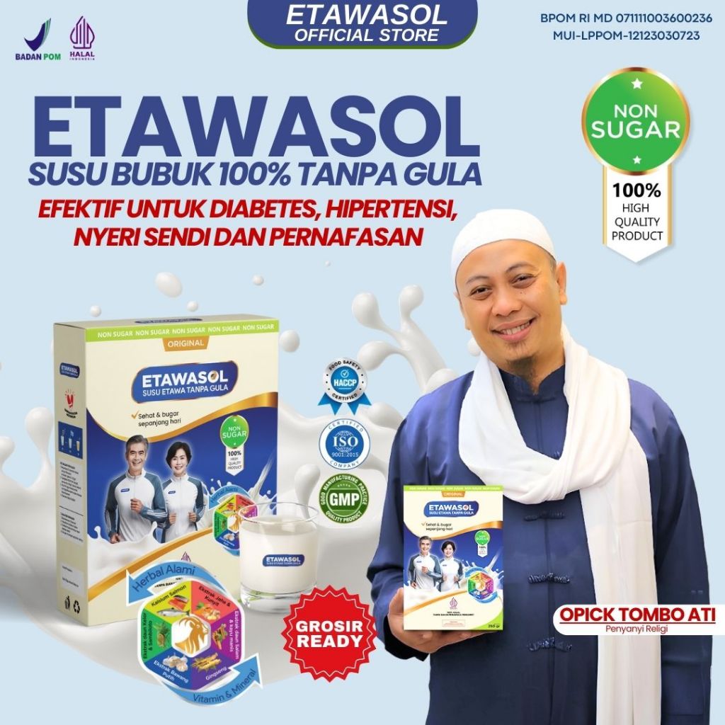 Etawasol Sugar-Free Etawa Goat Milk for Diabetes, Hypertension and ...
