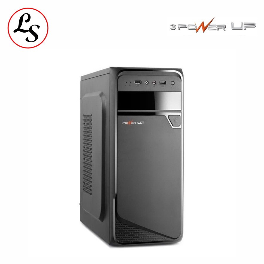 3 POWER UP CASING Office Prime Series 801 With PSU NERO 225W USB 3.0 ...