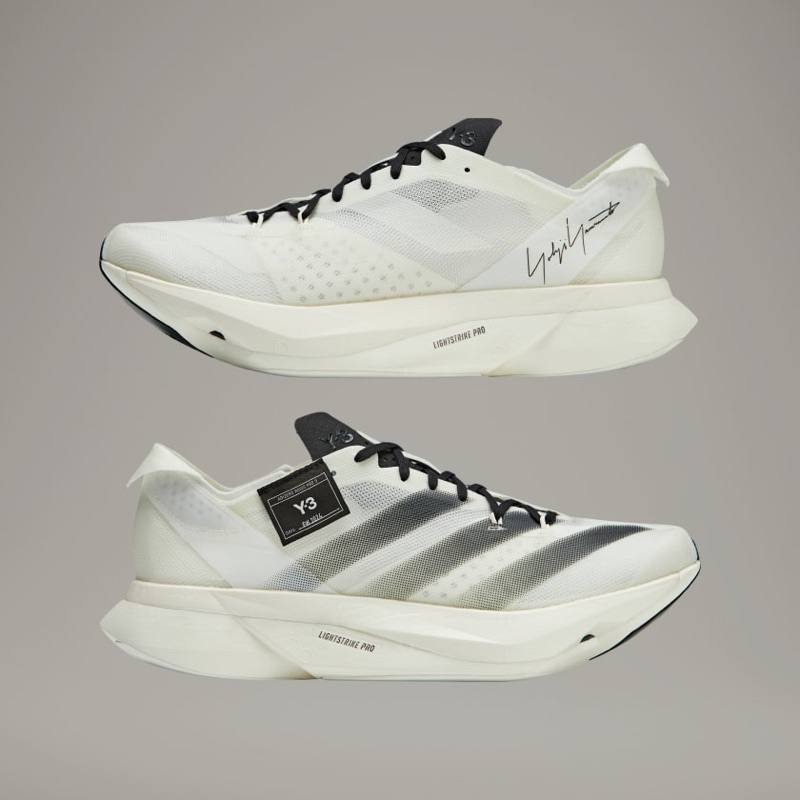 Adidas Adizero Adios Pro 3 Y3 "White Black" Men's Running Shoes ...